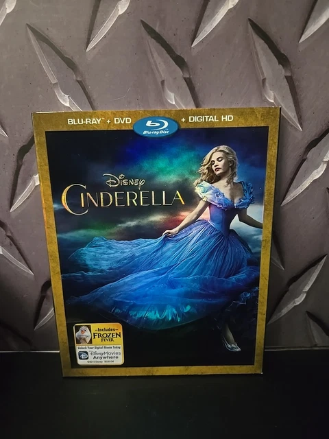DISNEY’S CINDERELLA (BLU-RAY + DVD + Dig HD) 1080p BRAND NEW & SEALED ...