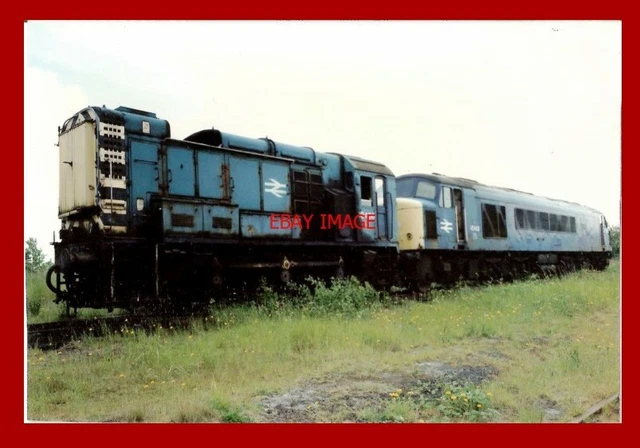 PHOTO BR Class 08 Shunter Loco No 08406 And Class 45 Both Scrapped £1. ...