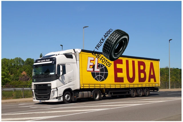 TRUCK PHOTO, LKW Foto, VOLVO FH500 Gardinenplanensattelzug Euba Logistik EUR 1,00 - PicClick DE