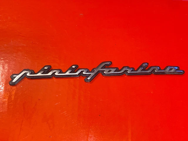 VÉRITABLE BADGE PININFARINA script Alfa Romeo 916 GTV Spider 2000-06 ...