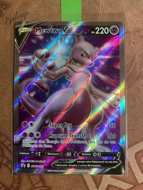 CARTE POKÉMON MEWTWO V SWSH229 Promo - EB10.5 Pokémon Go FR 🇫🇷 EUR 9,00 ...
