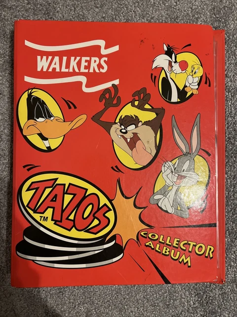 WALKERS LOONEY TUNES Tazos Collector Album Complete £19.99 - PicClick UK