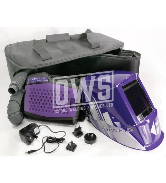 PARWELD XR940A AIR Fed System Helmet POWERED AIR PURIFYING RESPIRATOR ...