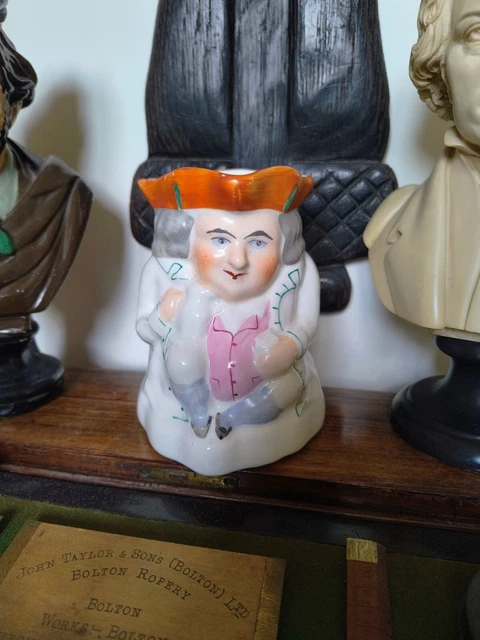 ANTIQUE 19TH CENTURY Large Staffordshire Toby Jug £9.00 - PicClick UK