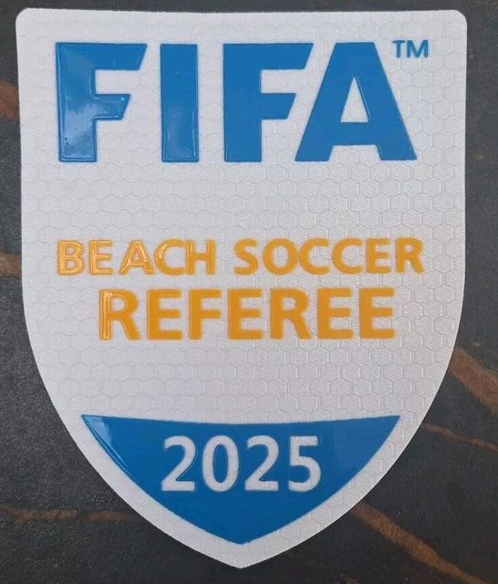 FIFA BEACH SOCCER Referee Badge/Patch 2025 - Authentic - new and unused ...