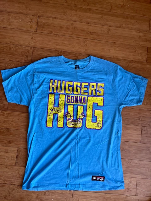 AUTENTICO INDOSSARE WWE Bayley Huggers Gonna Hug Wrestling T-Shirt Blu ...