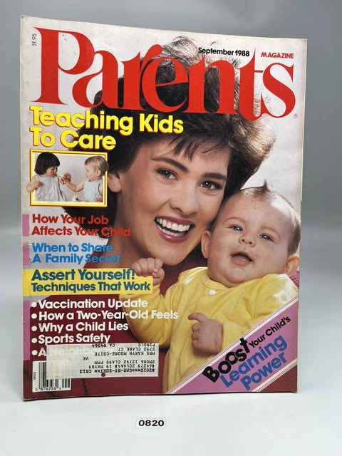 PARENTS MAGAZINE-SEPTEMBER 1988-TEACHING Kids To Care £25.01 - PicClick UK