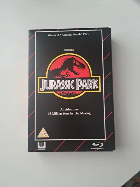 JURASSIC PARK BLURAY & Dvd Limited Edition VHS Range collection With ...