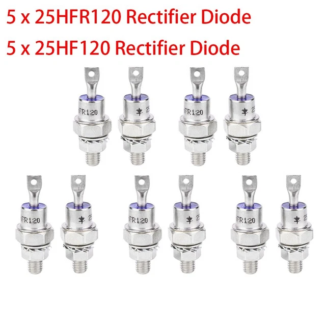 RECTIFIER DIODE MOUNT Diode 10pcs 1200V Anode Diode Duable Motor ...