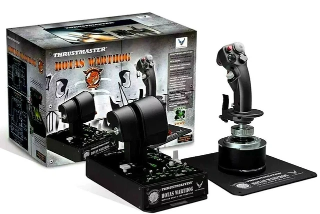NEW THRUSTMASTER Hotas Warthog Flight sim Joystick dcs a10 wt xplane ...