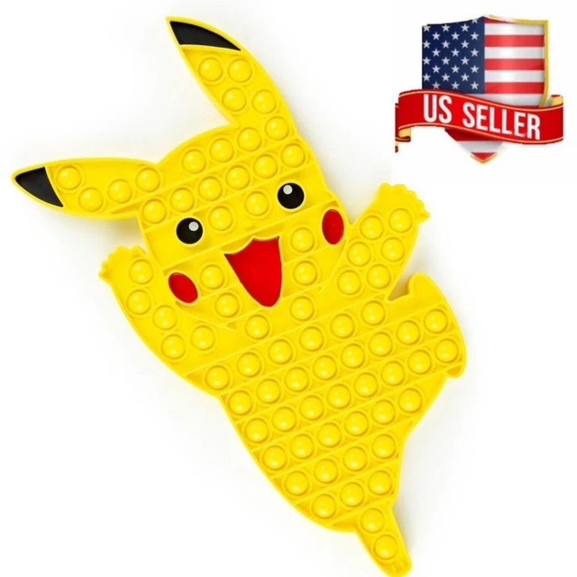 PIKACHU POKEMON POPIT Fidget Toy Bubble Sensory Stress Relief Family ...