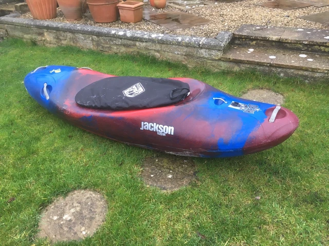 JACKSON HERO KAYAK - Spiderman colour scheme! Awesome Uk Creek Boat ! £ ...