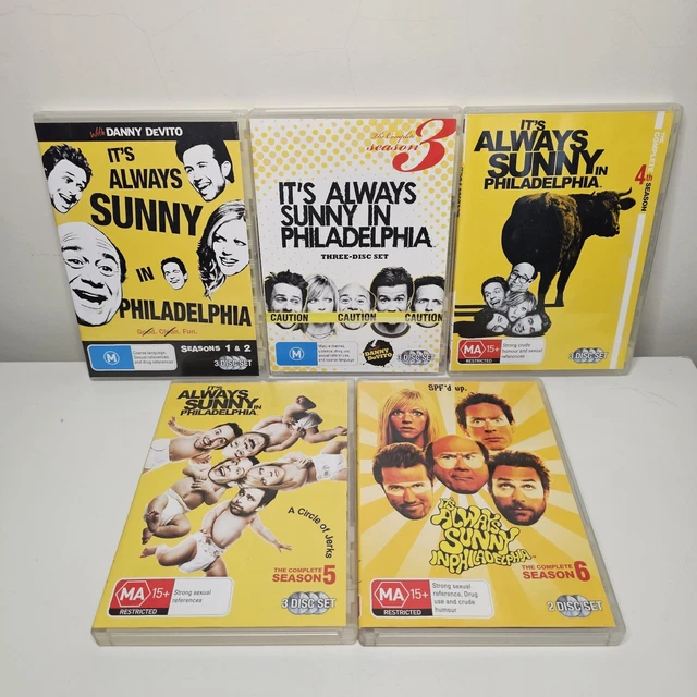 IT'S ALWAYS SUNNY in Philadelphia Complete DVD Seasons 1-6, Region 4 ...