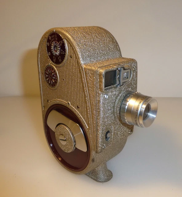 BELL & HOWELL Model 605 8mm Cine camera with Taylor Hobson 0.5 Inch ...