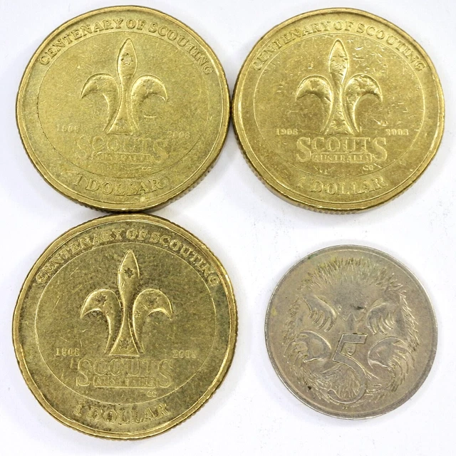 AUSTRALIA 2008 1 Dollar Centenary Of Scouting X 3 3 25 PicClick AUSTRALIA 2008 1 Dollar Centenary Of Scouting X 3 3 25 PicClick