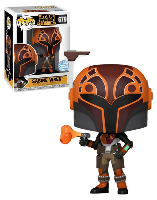 FUNKO POP! STAR Wars Rebels #679 Sabine Wren (Metallic) - New, Mint ...