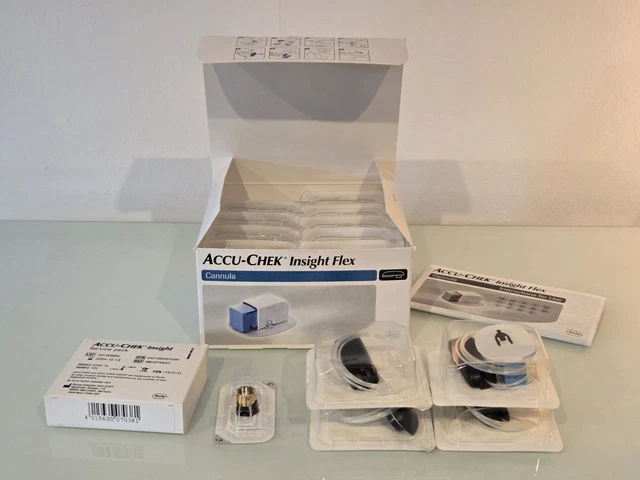 ACCU-CHEK INSIGHT FLEX Zubehör Service Pack Cannula Lithium Batterien ...