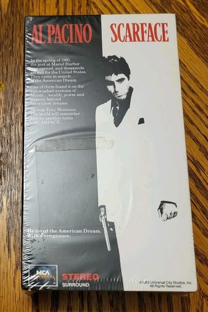 SCARFACE VHS 1990 Box Set MCA New Factory Sealed £17.74 - PicClick UK