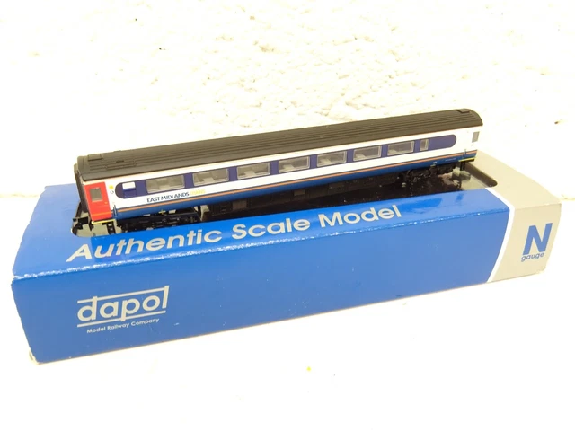 N GAUGE DAPOL East Midlands Mk3 Coach 44073 (Super Detail) 2P-005-760 £35.56 - PicClick UK