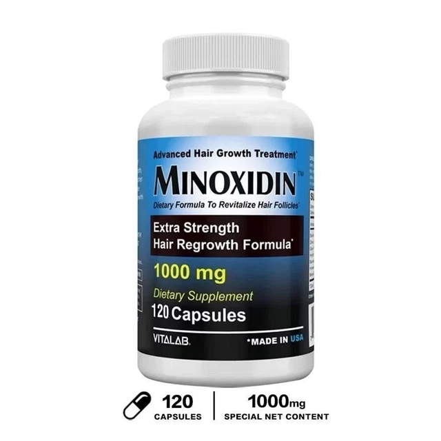 MINO 1000MG ADVANCED Hair Growth Extra Strength 120 Caps Supplement £25 ...