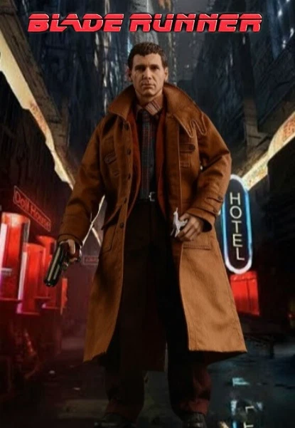 BLADE RUNNER RICK Deckard Deluxe 1/6 Scale Dark Toys 12" Figure [DTM004 ...