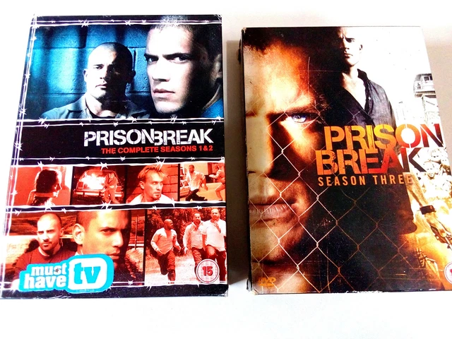 PRISON BREAK DVD Box Set - Complete Season 1 + 2 + 3 (Region 2 DVD UK ...