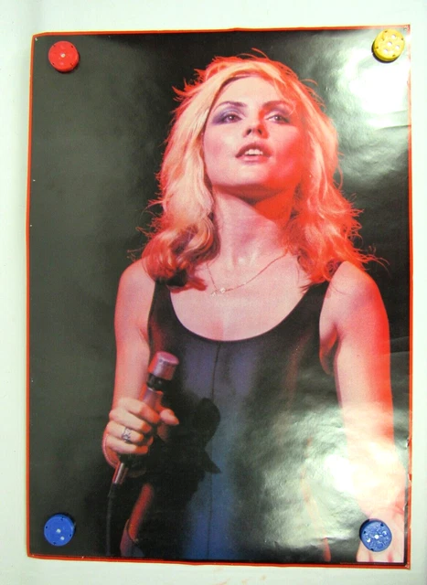 BLONDIE DEBBIE HARRY Poster 1978 Original Big O UK Import 33"x23.5" £36 ...
