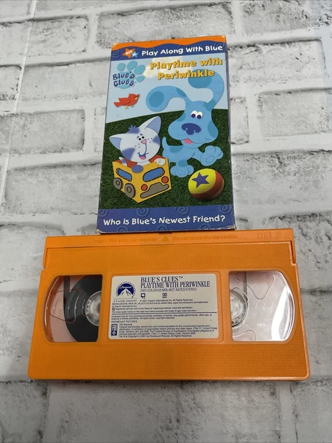 BLUE'S CLUES : Playtime With Periwinkle (VHS, 2001) Blues Nick Jr ...