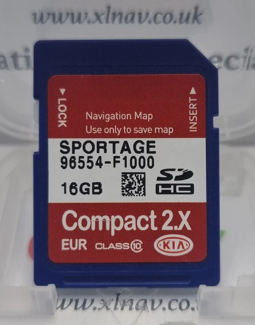 KIA SPORTAGE SATELLITE Navigation SAT NAV SD Card 96554 F1000 2024 ...