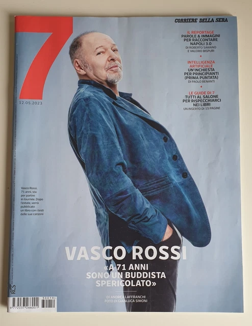 MAGAZINE 7 SETTE- 2023 intervista a VASCO ROSSI e scudetto del Napoli ...