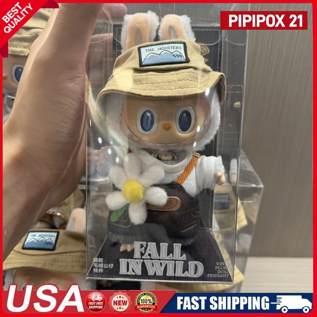 2024 NEW POP MART Labubu THE MONSTERS FALL IN WILD Vinyl Plush Keychain ...