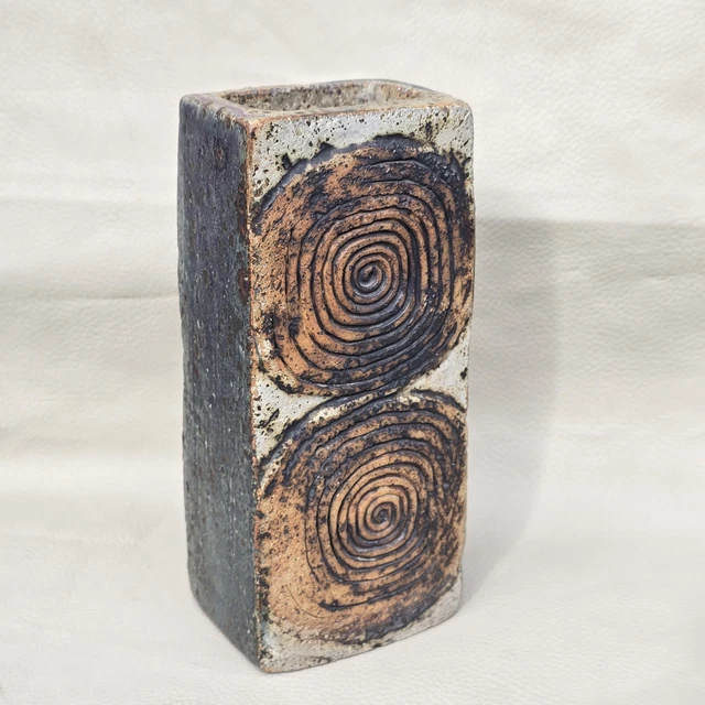 RARE EARLY ALAN Wallwork Studio Pottery Stoneware Slab Vase £110.00 ...