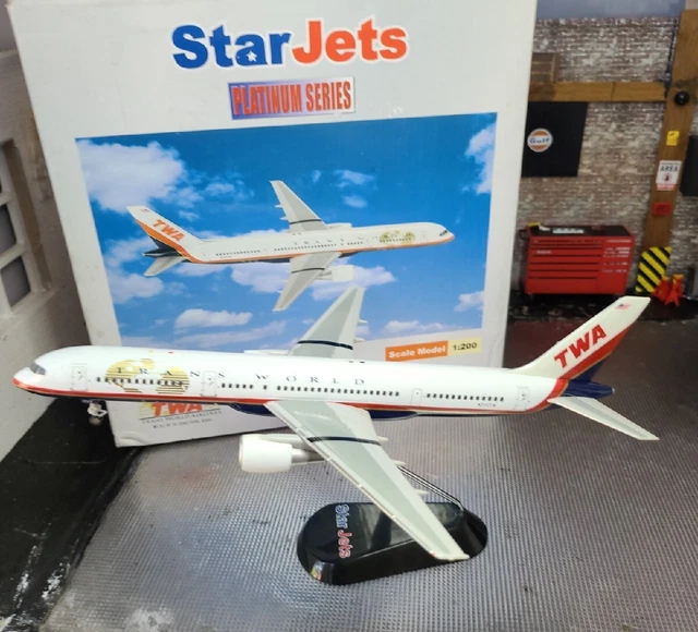BOEING 757-200 TWA Trans World Airways Schuco Starjets Collectors Model ...