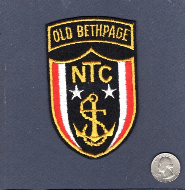 NTC NAVAL TRAINING Center Old Bethpage Us Navy Sailor Base Patch EUR 5 ...