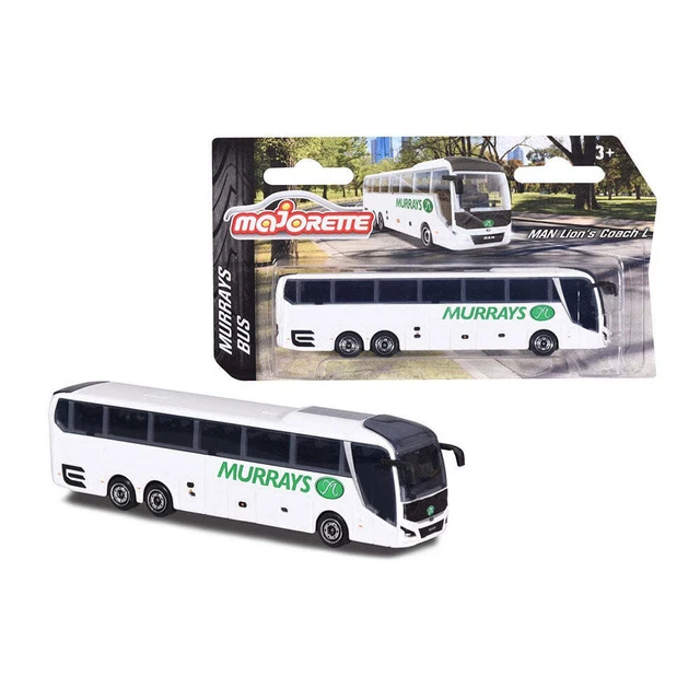 MAJORETTE À COLLECTIONNER Murrays Bus Man Lions Coach L pour les 3 ans ...