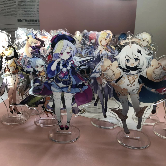 GENSHIN IMPACT ACRYLIC Stand Zhongli Tartaglia Hu Tao Ganyu Albedo Xiao ...