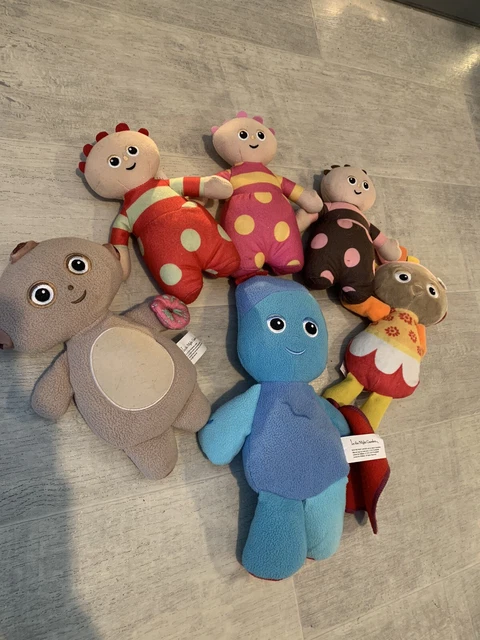 CBEEBIES IN THE Night Garden Full Set Soft Plush Toys Inc Tombiloos ...