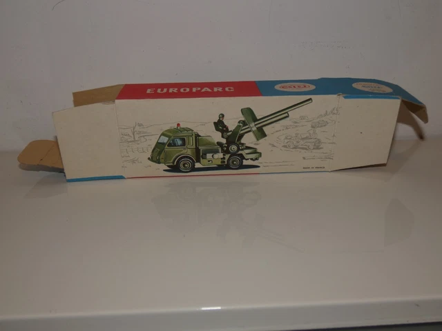 ORIGINAL CIJ 3/99 Renault truck canon empty box empty box jrd dinky ...