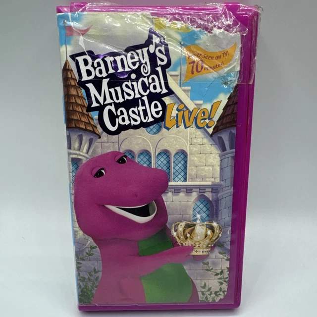 BARNEY'S MUSICAL CASTLE Live (VHS 2001) Sing Along Songs Kids Tested £ ...
