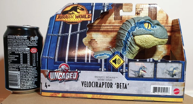 JURASSIC WORLD: DOMINION Uncaged Rowdy Roars Velociraptor 'Beta ...