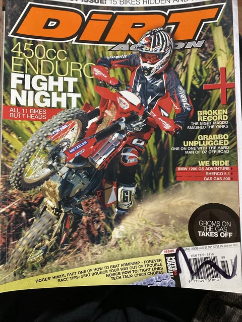 DIRT ACTION MOTORCYCLE Magazine ~ #109 June 2008 ~ 450cc Enduro - 2 ...