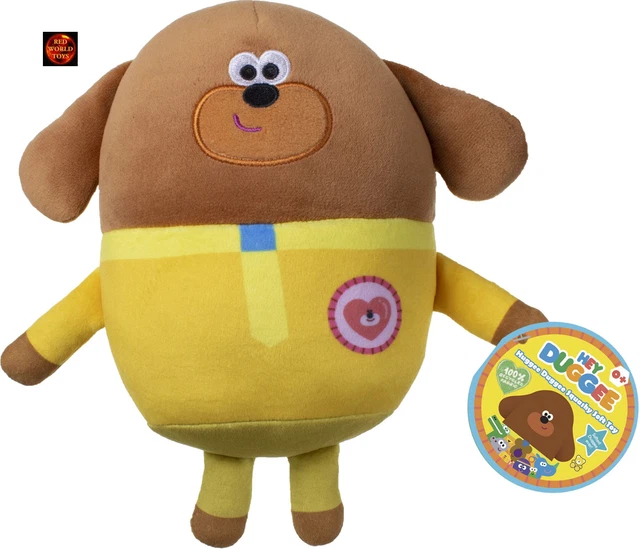 CBEEBIES HEY DUGGEE Hug Squashy Soft Plush Toy 9 inch tall from Birth £ ...