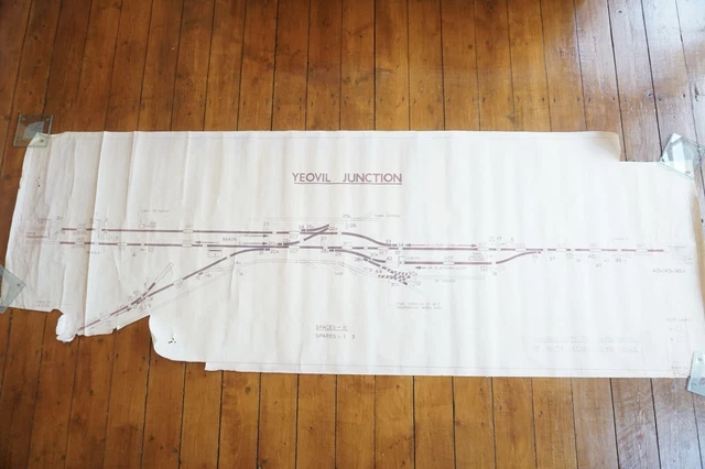 1967 YEOVIL JUNCTION Signalling Signal Box Railway Plan Diagram Map £23 ...