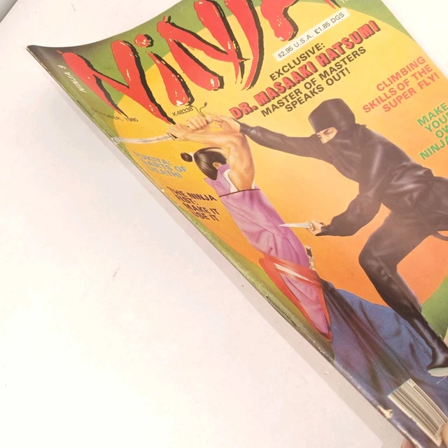 ORIGINAL VINTAGE NINJA Magazine October 1985 #9 £25.99 - PicClick UK