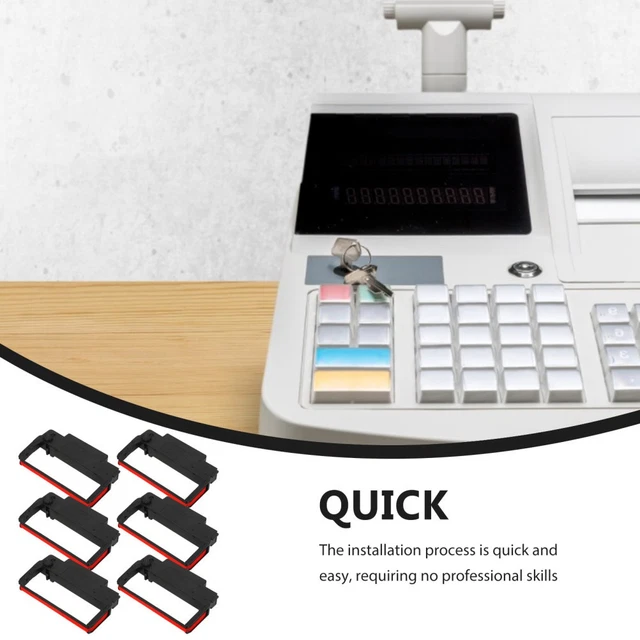 6 PCS PRINTER Accessory Office Machine Ribbons Ink Replacement Holder ...