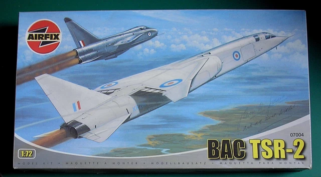AIRFIX BAC TSR-2 1:72 Scale Plane Model Kit 07004. Contents sealed. Box ...