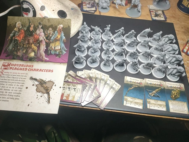 32 ZOMBICIDE BLACK Plague NPC1 Notorious Plagued Characters ...
