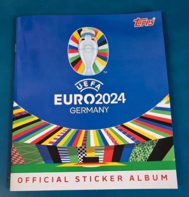 TOPPS UEFA EURO 2024 Germany Official Sticker Album with 6 Stickers ...