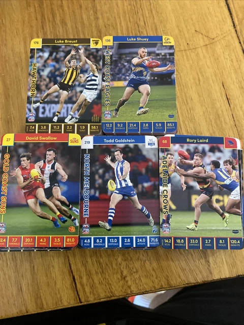TEAMCOACH AFL 2023 Common Cards . Complete your sets. (5 cards for $1. ...