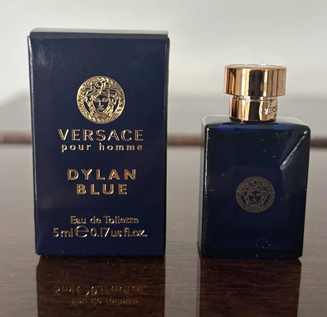 VERSACE POUR HOMME Dylan Blue EDT Perfume Sample Mini Travel Size 5ml ...